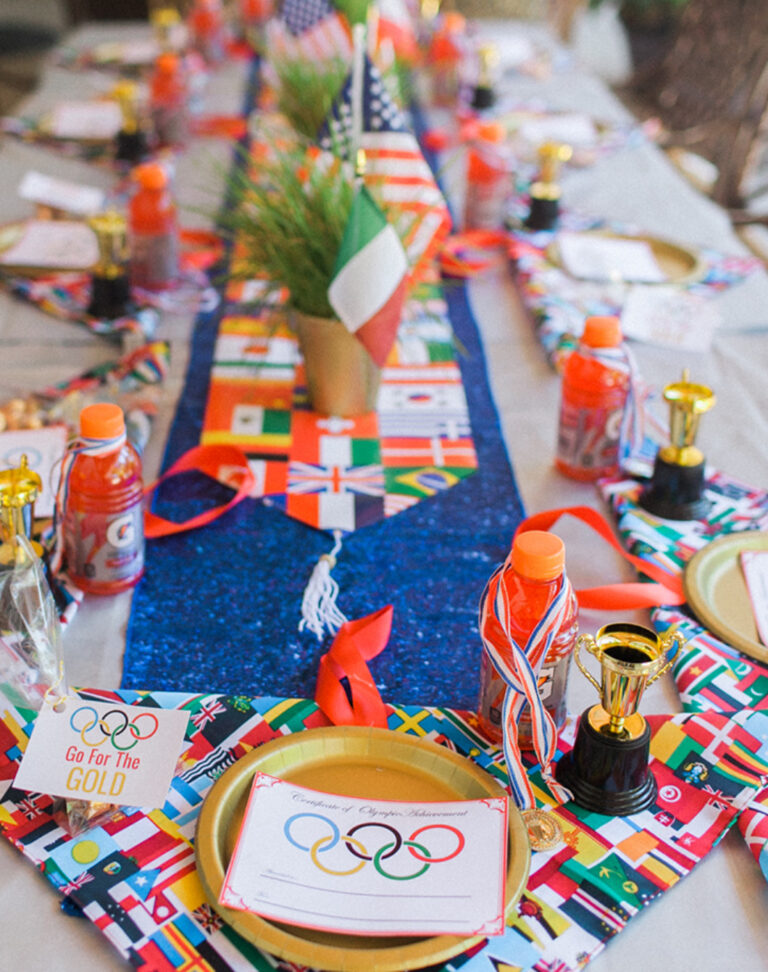 How To Throw An Amazing Olympic Themed Party | I Love to Watch You Play